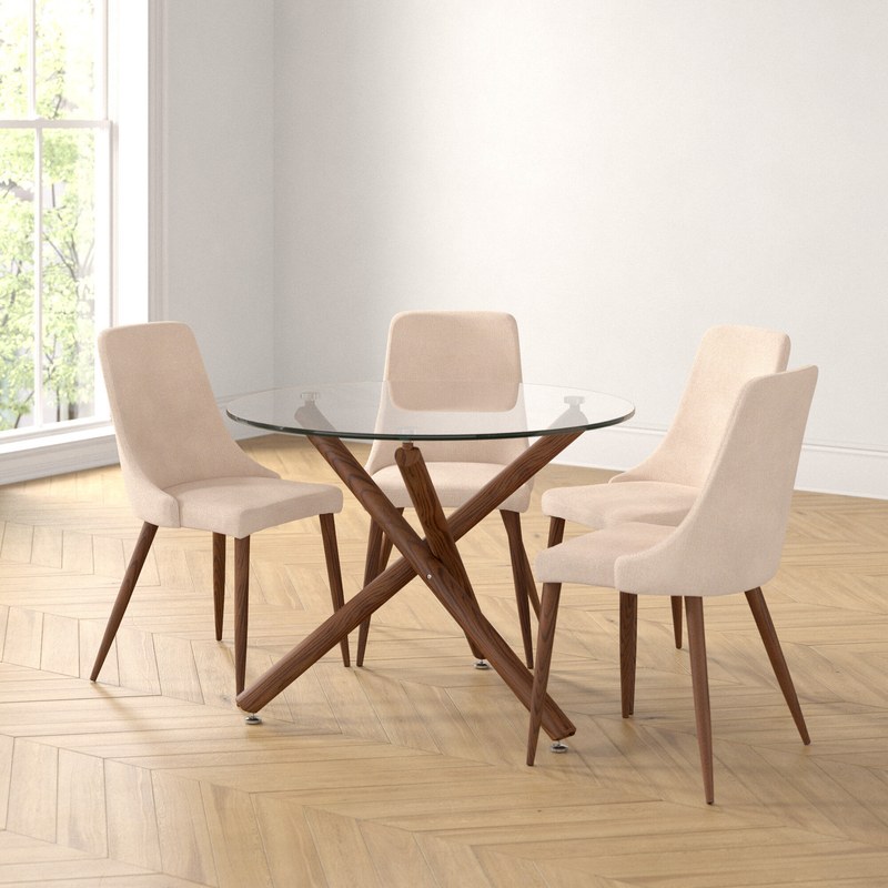 Boville dining set with 4 chairs store