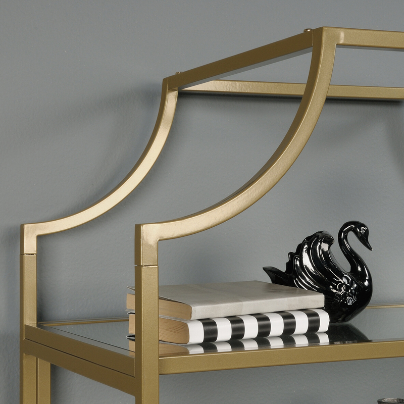 Damon metal etagere bookcase store