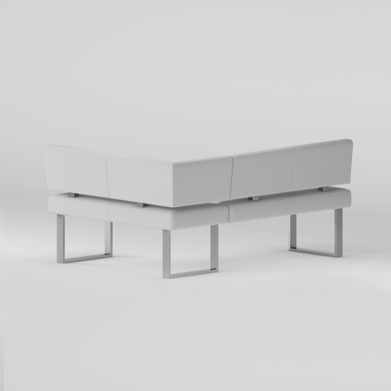 Linden upholstered faux leather bench store