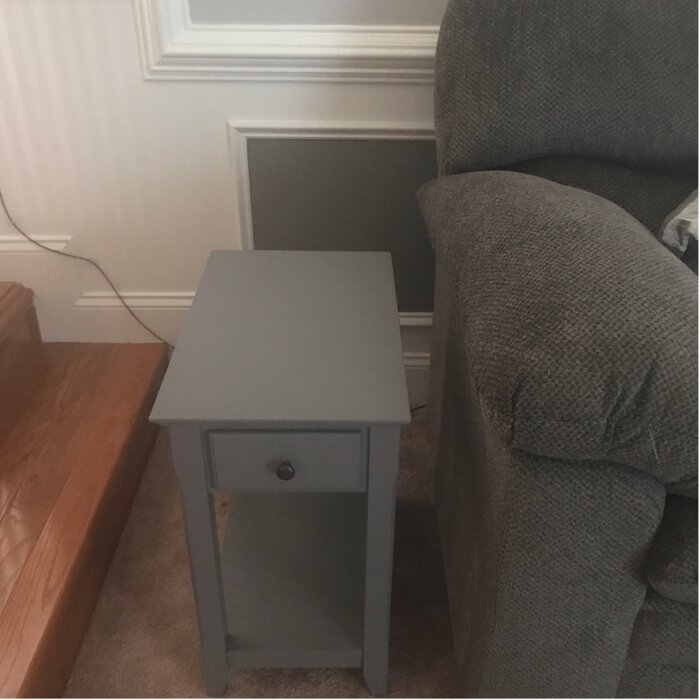 Farmhouse chic 9 inch wide side table Foter