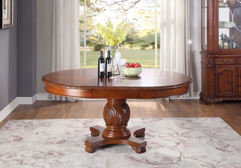Counter height pedestal dining table store
