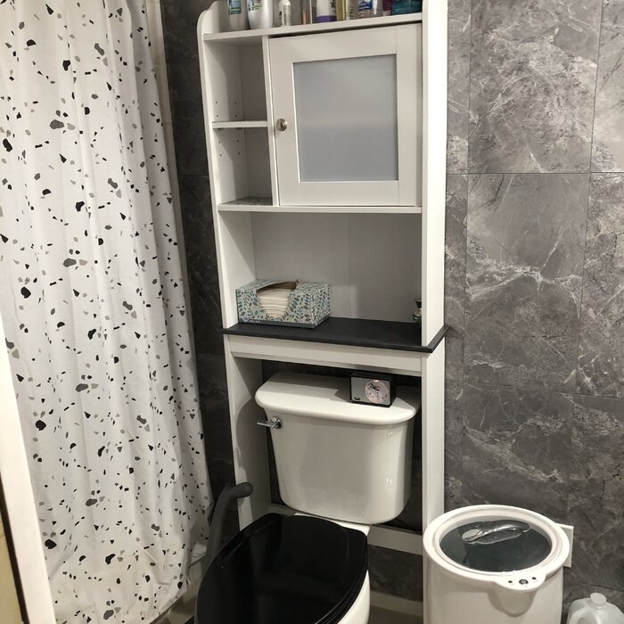 Caraway over the toilet cabinet store