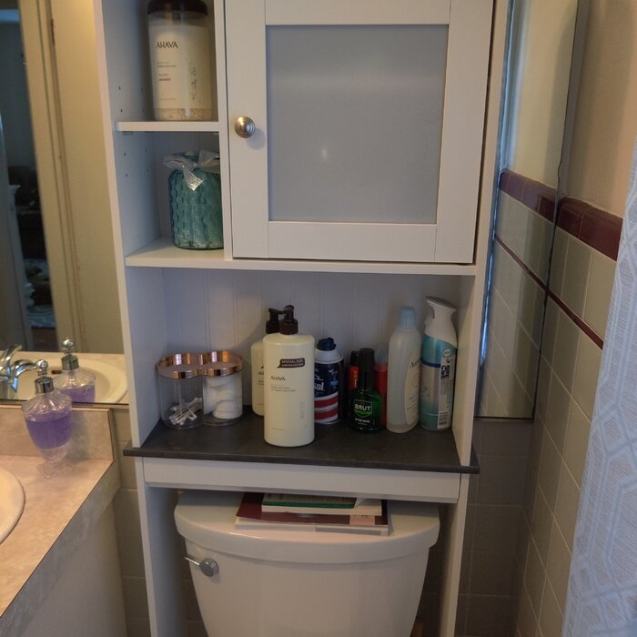 Caraway over the toilet cabinet store