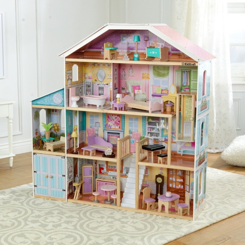Extra Large Wooden Doll House with More Room Compartments | Foter Extra Large Wooden Doll House with More Room Compartments | Foter