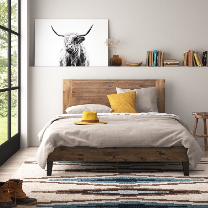 Kira Solid Wood Low Profile Platform Bed Foter