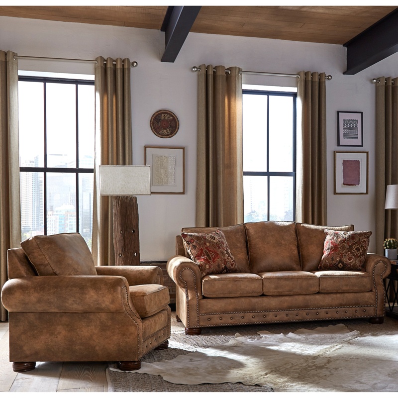 Two piece southwest living room furniture set Foter